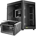 Amazon.com: GAMDIAS RGB Dual-Chamber Panoramic Tempered Glass Gaming PC Case with Modular ...