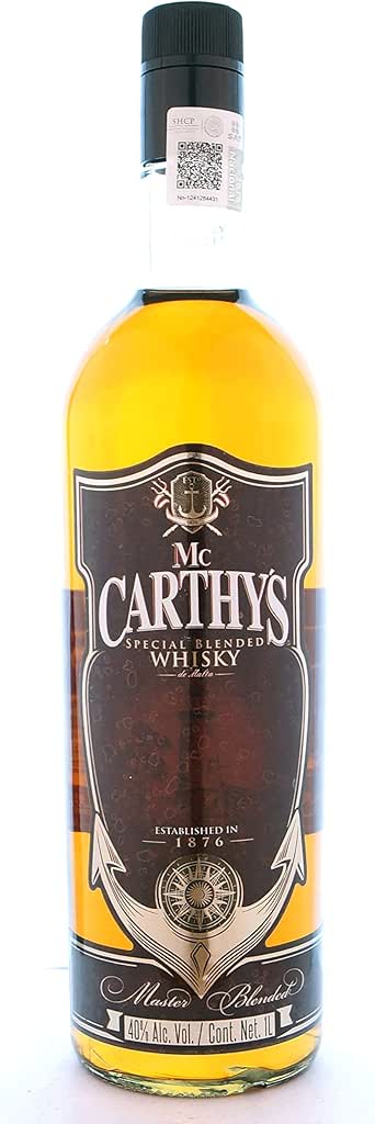 Whisky Mc Carthys 1L: Amazon.com.mx: Alimentos y Bebidas