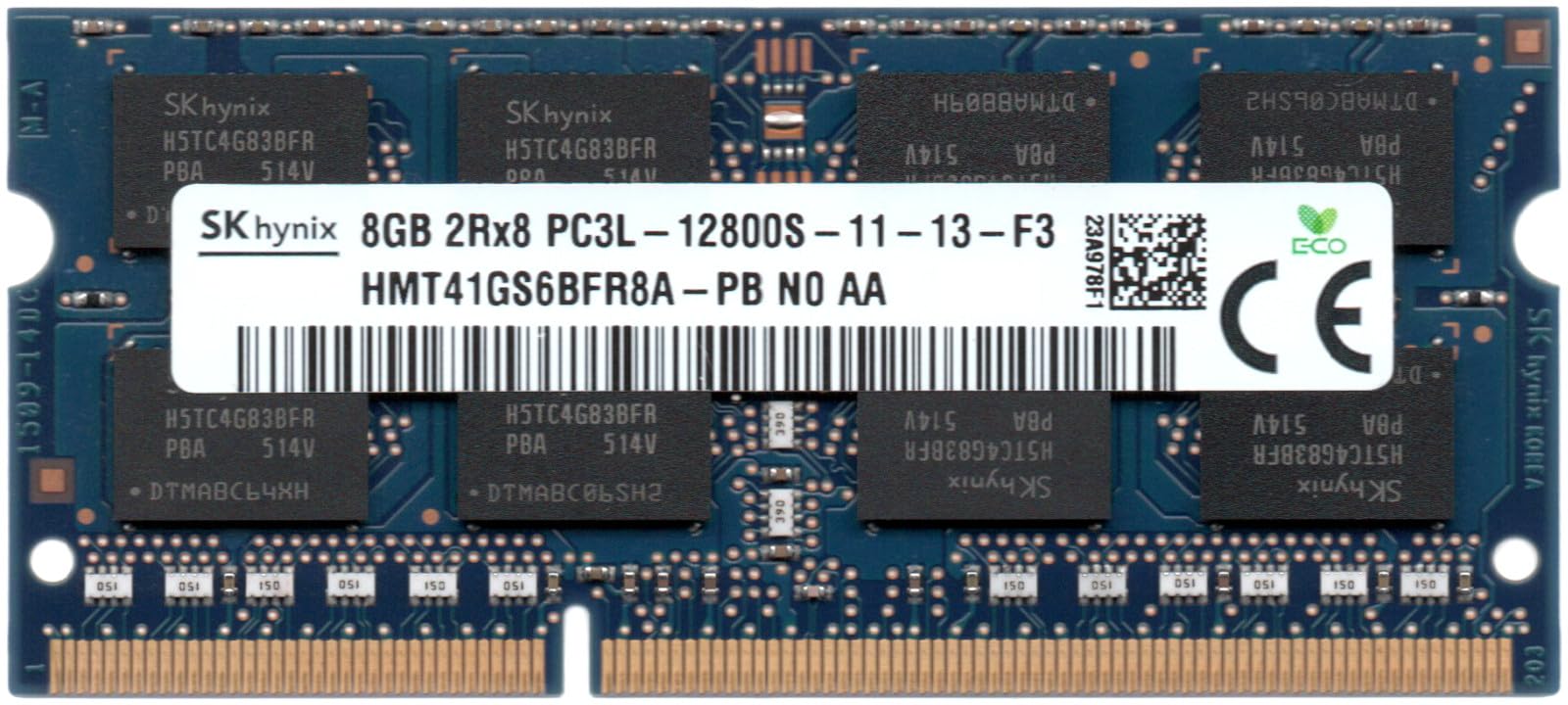 Mua SK HYNIX 8GB 2RX8 PC3L-12800S 1600mhz Laptop RAM MEMORY HMT41GS6BFR8A-PB by Hynix [並行輸入品 ...