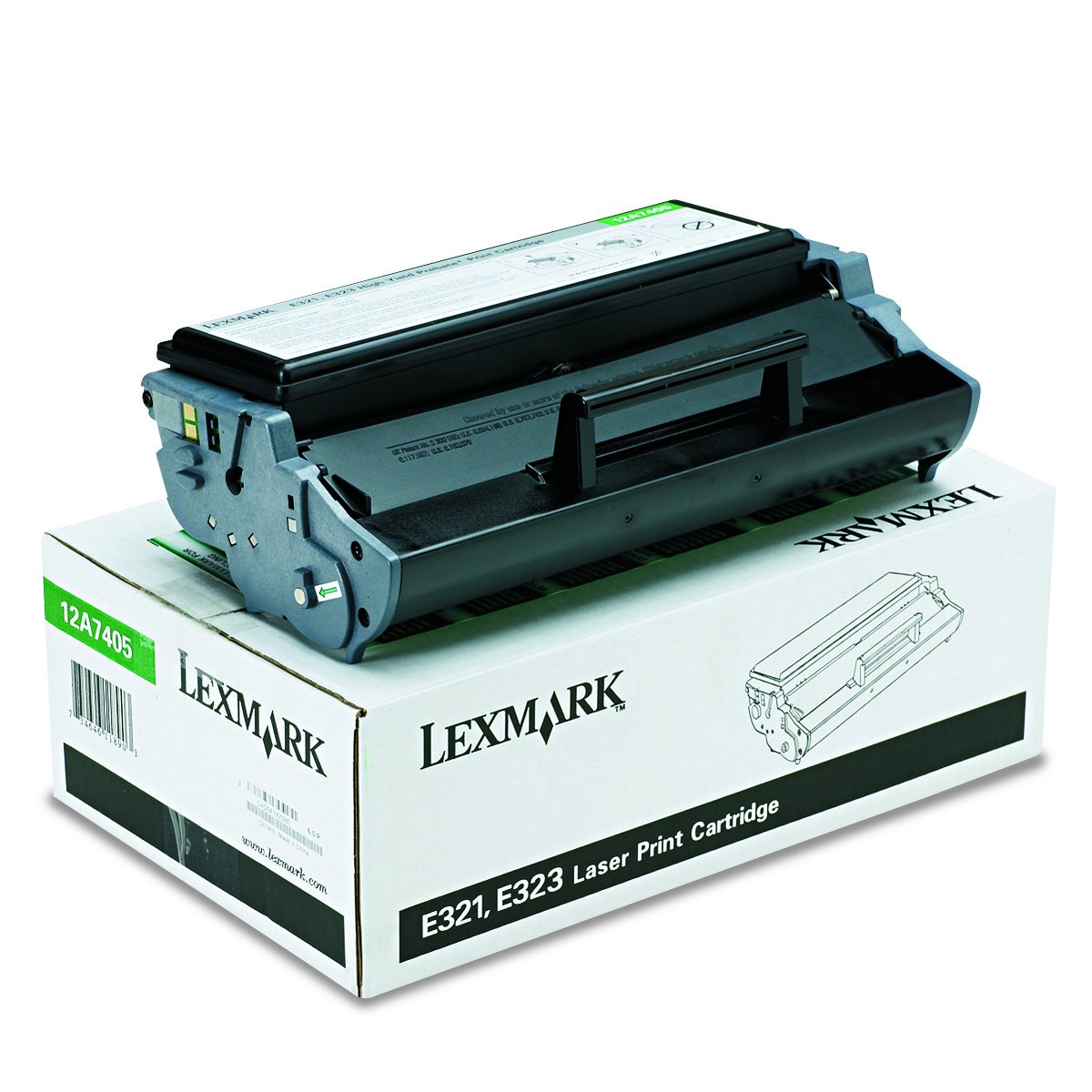 Lexmark( 12A7305 ) E321 E323 E323N E323T E323TN laser Optra black printer toner print cartridge ...