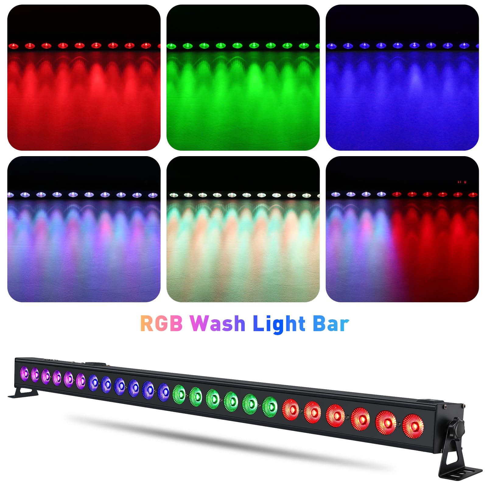 Mua LED RGB Wash Light Bar - OPPSK 40" 72W 24LED DJ Stage Light Bar ...