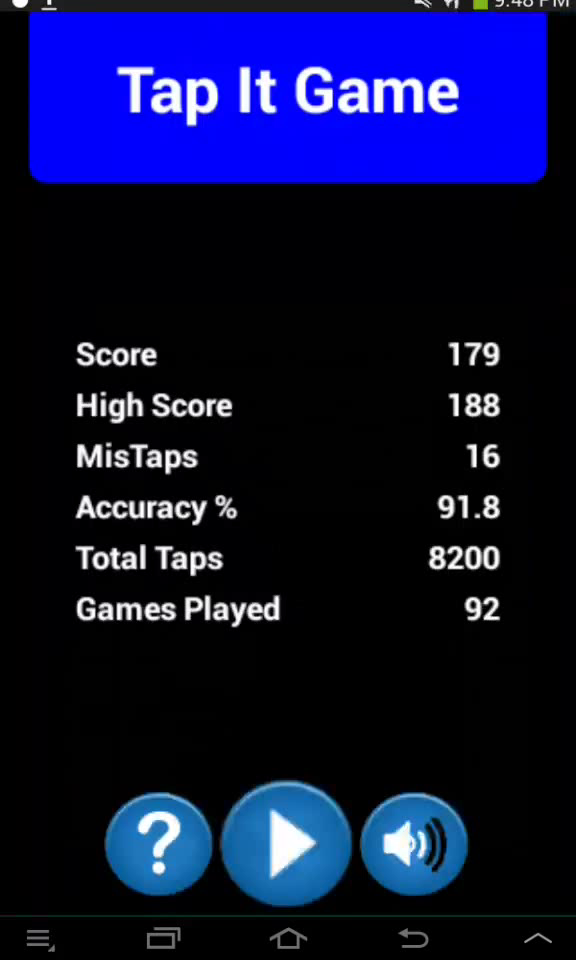 20 second Fun Tap It Fast Reflex Reaction Game. Free Android game app ...