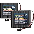 Amazon.com: melasta 2 Pack RC Receiver Battery 4.8V 2000mAh NiMH ...