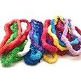 Amazon.com: Oojami Plastic Lei Assortment (100 Piece Pack) Colorful Fun ...