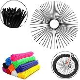Amazon.com: 72Pcs Universal Spoke Skins Covers，Wheel Spoke Wraps Skins ...