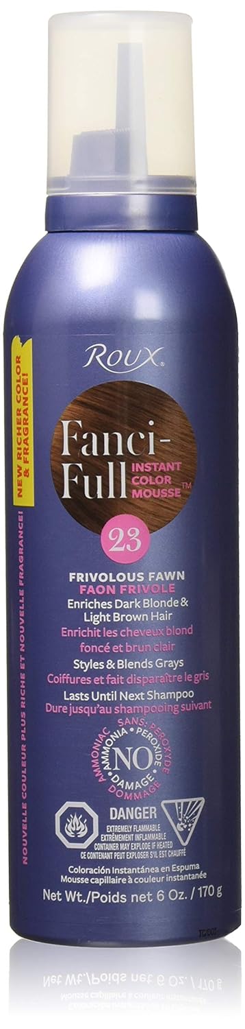 Roux Fanci-Full Temporary Hair Color Mousse - #23 - Frivo Fawn 175 ml ...
