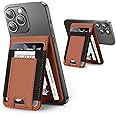 Amazon.com: Miroddi Magsafe Wallet Stand, for iPhone Wallet with Adjustable Stand, Open ID ...