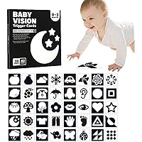 Spiggly - Tarjetas para bebés de alto contraste para actividades para recién nacidos, tarjetas ...