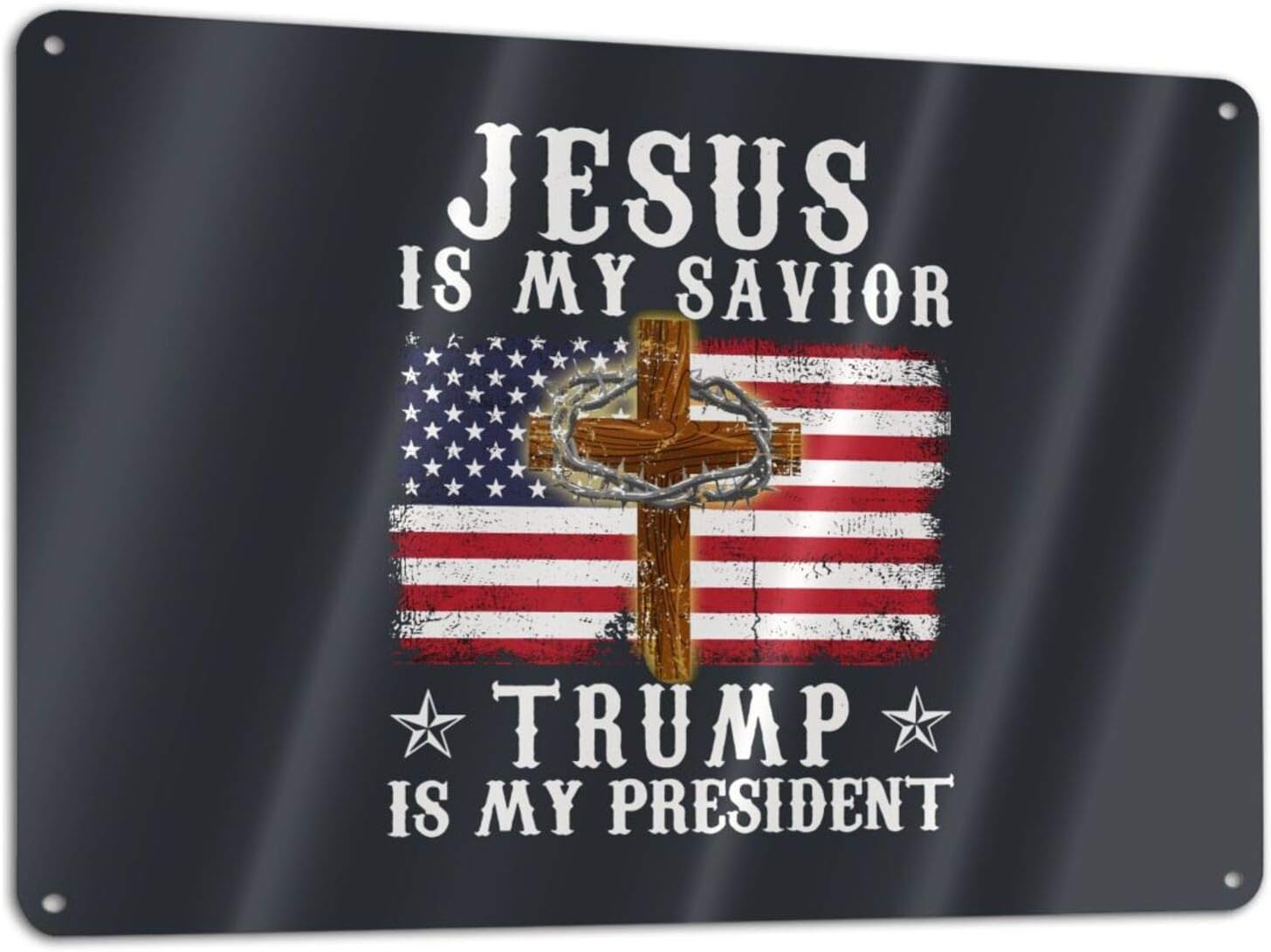 Amazon.com: LCEMCOLDAE Jesus is My Savior Trump is My President ...