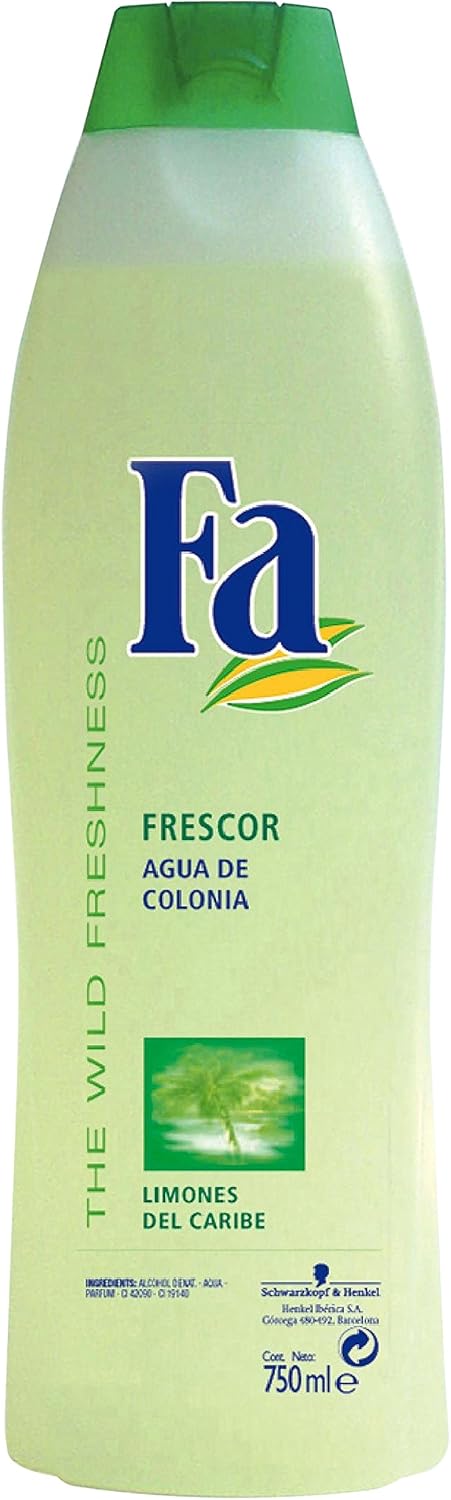 Fa - Caribbean Lemon Cologne, 750 ml, 1 Unit: Amazon.co.uk: Beauty
