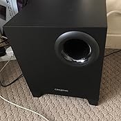 Creative A250 (2.1) Speaker System with Down-firing Ported Subwoofer ...