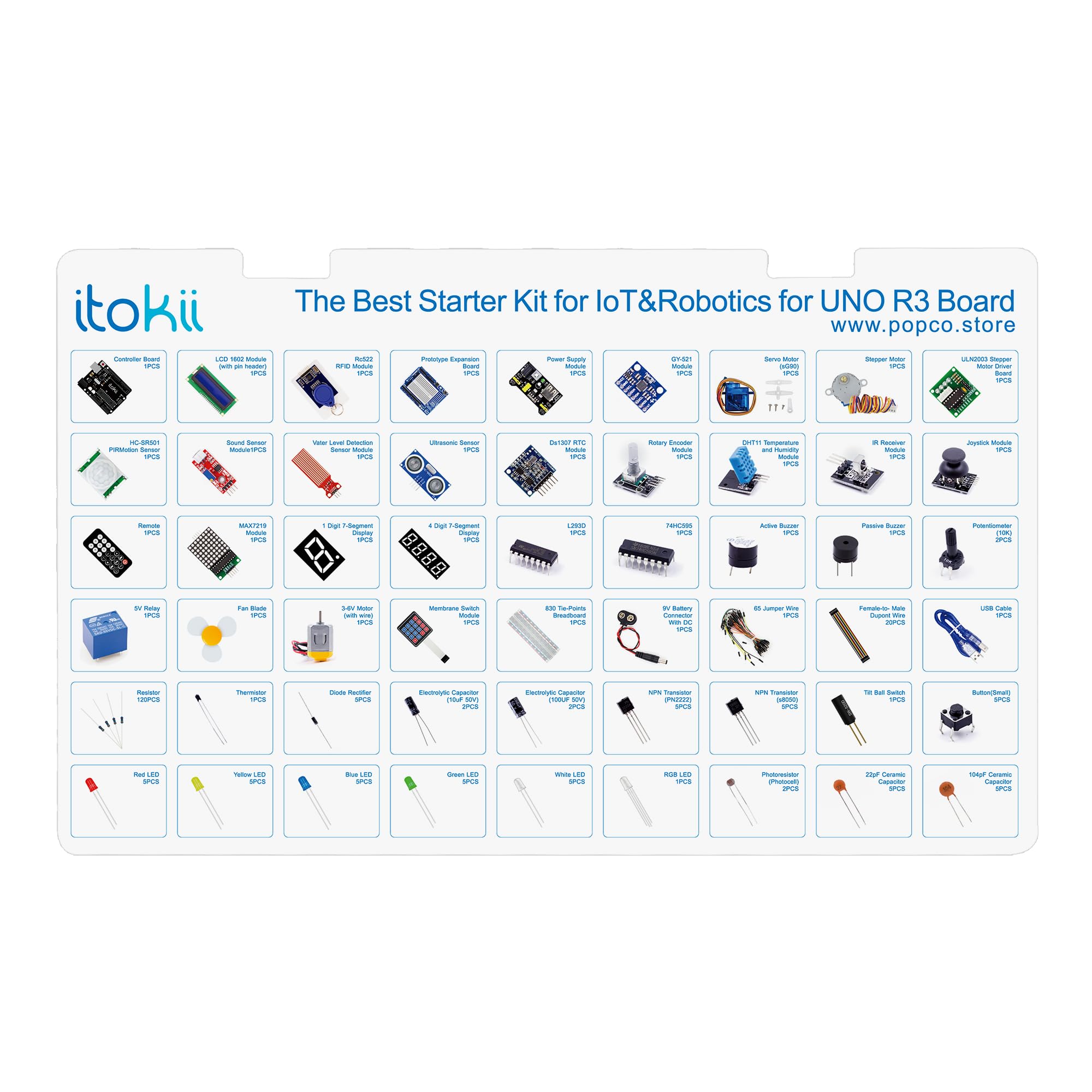 Mua ITOKII UNO R3 the best Starter Kit with more components UNO R3 ...