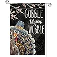 Amazon.com : AVOIN colorlife Thanksgiving Turkey Garden Flag 12x18 Inch ...
