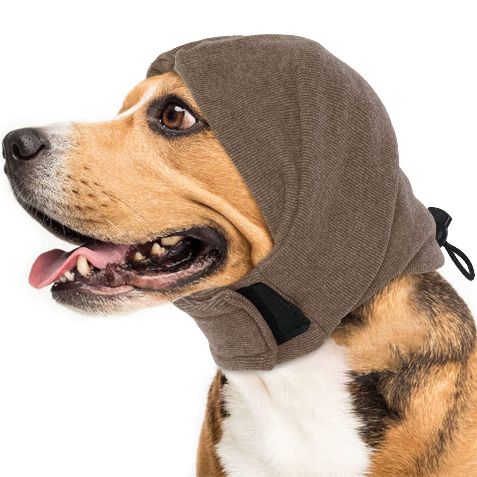 IDOMIK Dog Calming Hoodie No Shake Ear Wraps for Pets, Dog Head Covers ...