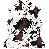 Amazon.com: Aoczes Faux Cowhide Rug Cow Print Rugs for Bedroom Cute ...