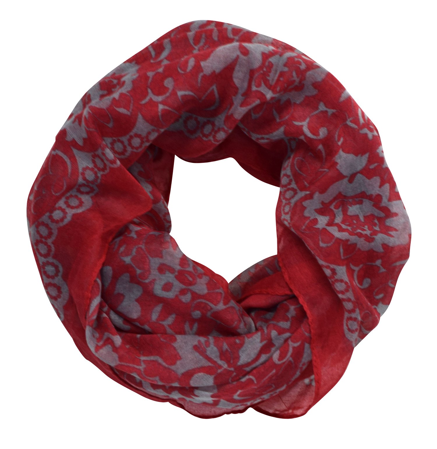 Beautiful Tropical Hawaiian Hibiscus Flower & Lace Design Infinity Loop ...