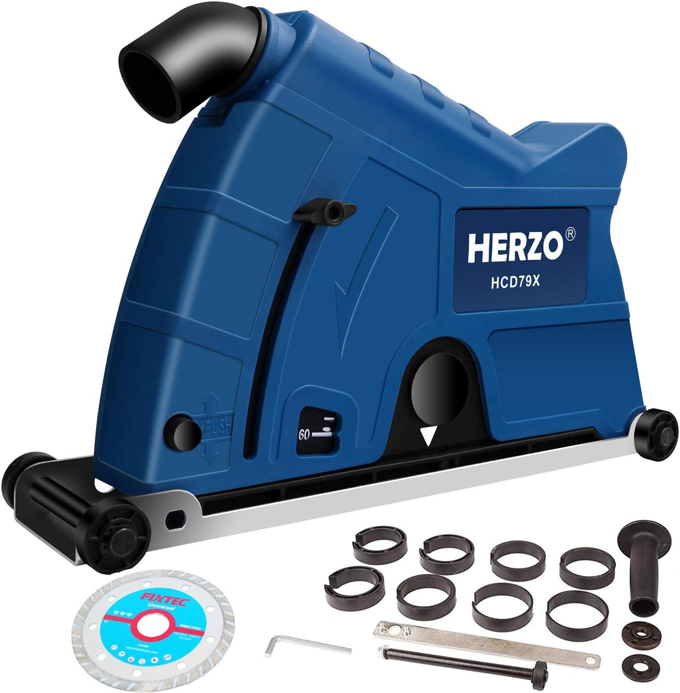 Cutting Dust Shroud 230mm HERZO, Dust Collecting Wheel Cover with ...