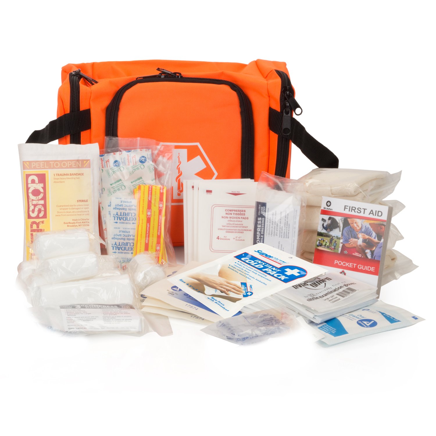 Eco Medix First Aid Kit First Responder Bag Fully Stocked with ...