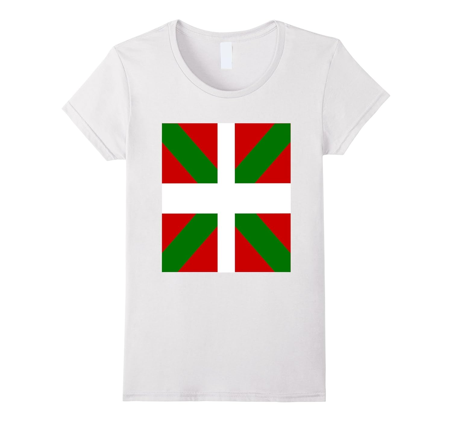 Basque Flag T-Shirt Bilbao Vasconia Pais Vasco Graphic Tee-4LVS ...