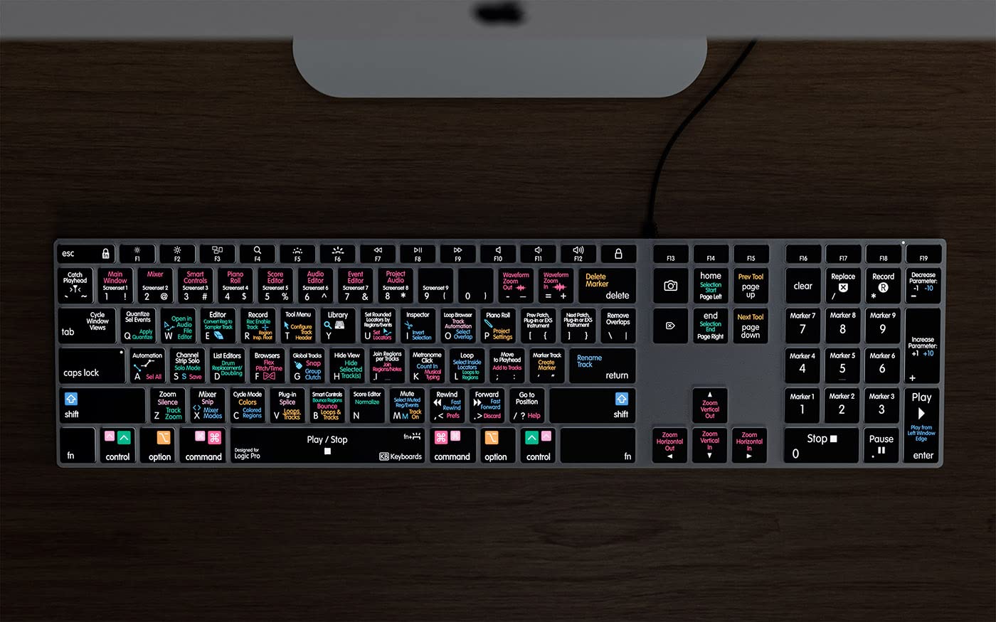 Mua KB Covers Logic Pro Backlit Pro Aluminum Keyboard with Shortcuts ...