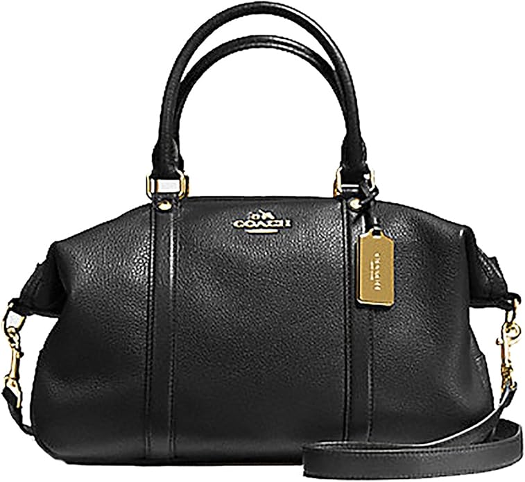 Coach Pebbled Leather Central Satchel Purse - #F55662: Handbags: Amazon.com
