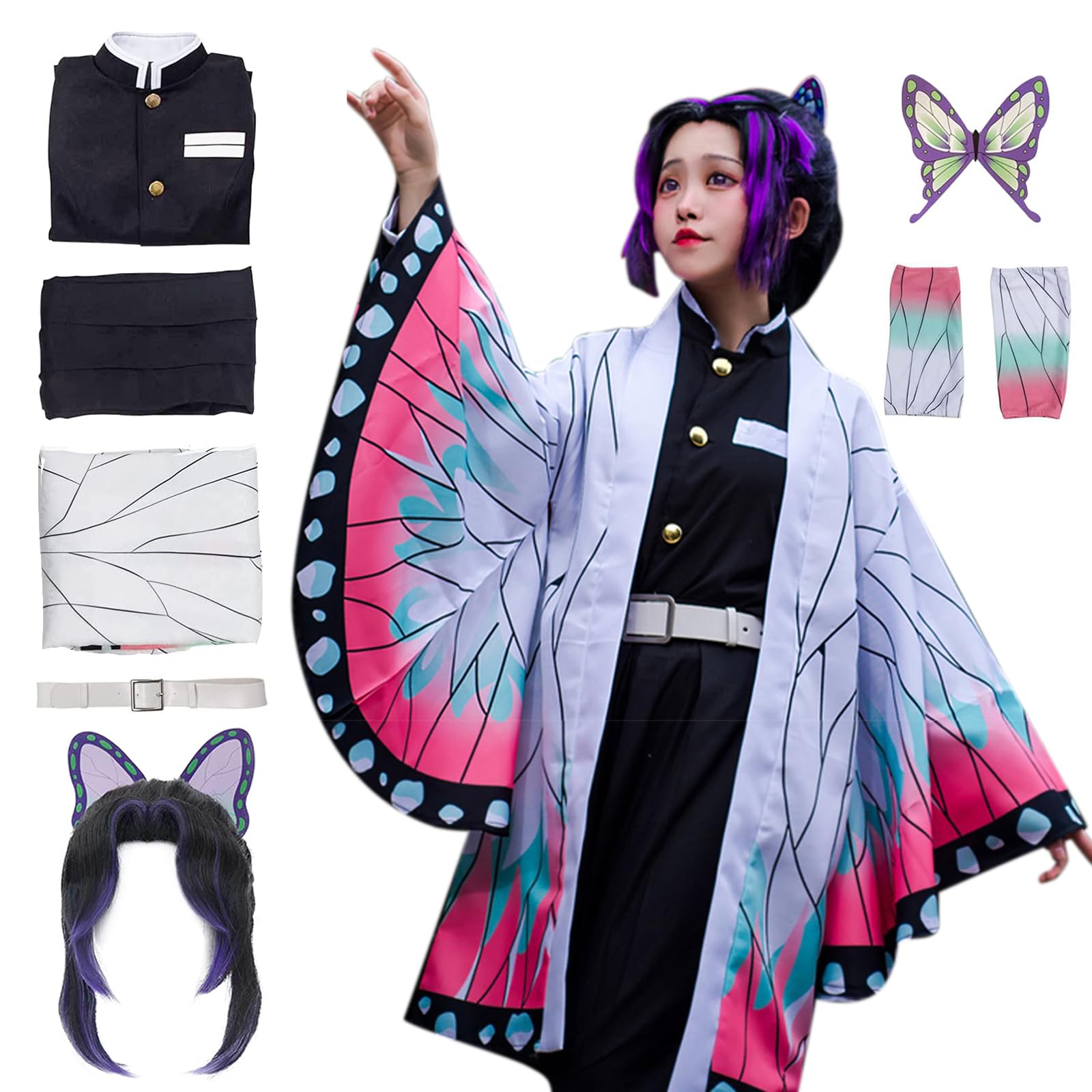 Mua Shinobu Cosplay，Kochou Shinobu Costume，Shinobu Cosplay Costume ...