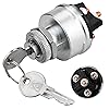 Ignition Switch with Key, 4 Position Universal Key Ignition Switch 12v ...