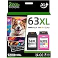 Amazon.com: Neiber Compatible 63XL Ink Cartridge Replacement for HP ...