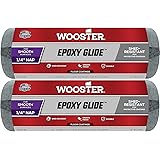 Amazon.com: Wooster Brush R232-9 Epoxy Glide Roller Cover, 1/4-Inch Nap ...