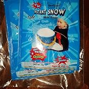 Amazon.com: Instant Snow to Go (Makes 1 Gallon Snow Decoration): Home ...