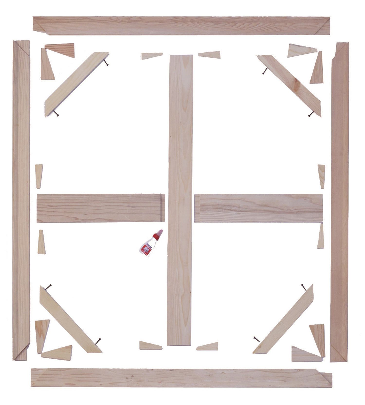 Buy Masterpiece Elite Heavy Duty B2 Custom Stretcher Frame Kit, 54-Inch ...