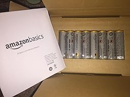 AmazonBasics AA Performance Alkaline Batteries (8-Pack) - Packaging May ...