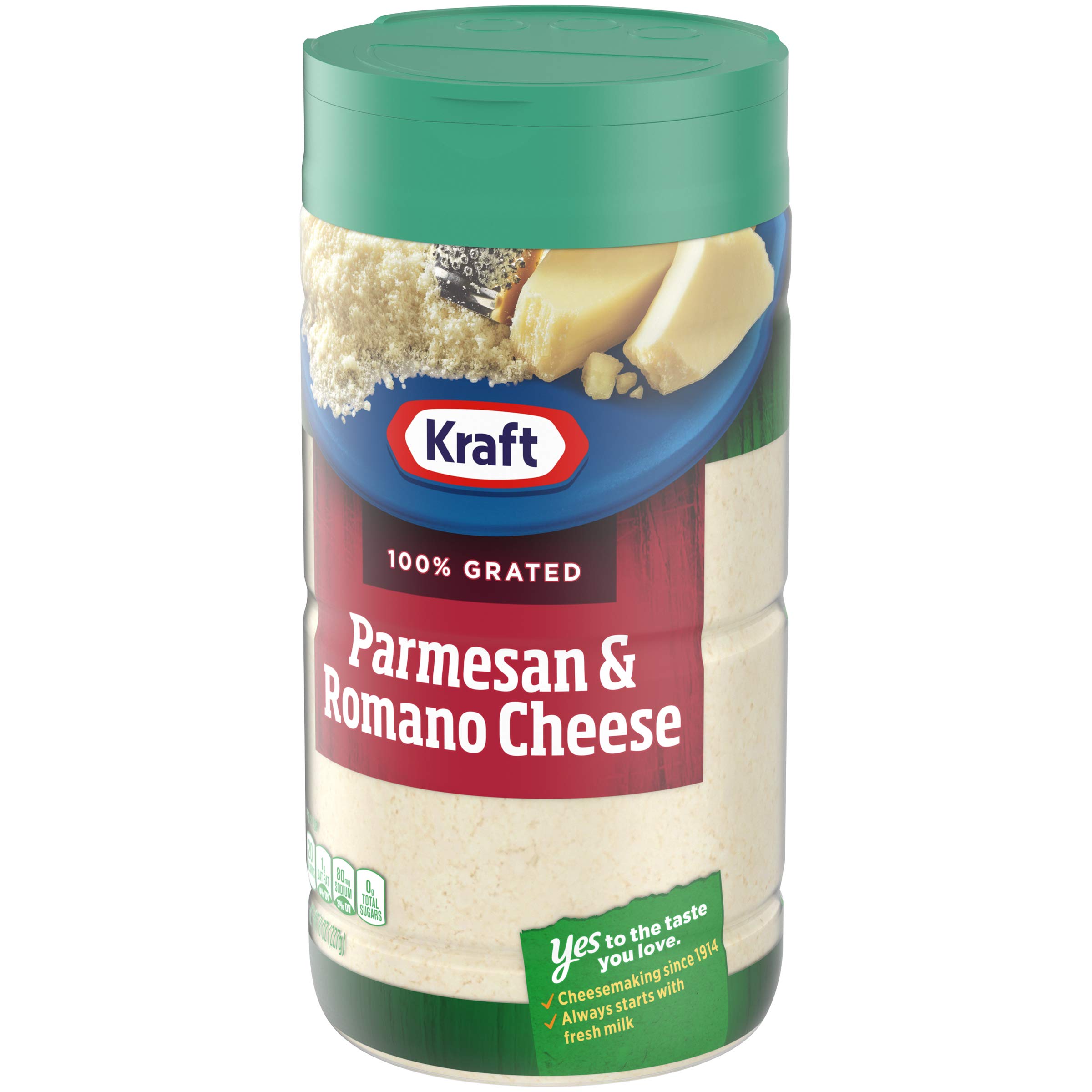 Kraft Parmesan & Romano Grated Cheese (8 oz Shaker) | Pricepulse