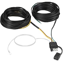 Trailer Wiring Harness 4 Pin 5 Wire 22FT 4 Pin 5 Wire Trailer Wiring ...