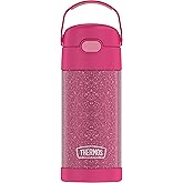Amazon.com: THERMOS FUNTAINER 12 Ounce Stainless Steel Vacuum Insulated Kids Straw Bottle ...