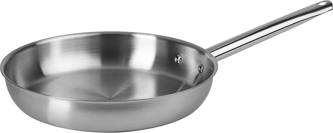 ONVAYA® Edelstahlpfanne | Wok | Bratpfanne | ohne Beschichtung ...