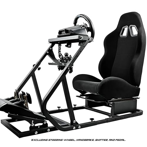 Anman Foldable Simulator Cockpit with Seat fit for Logitech ...