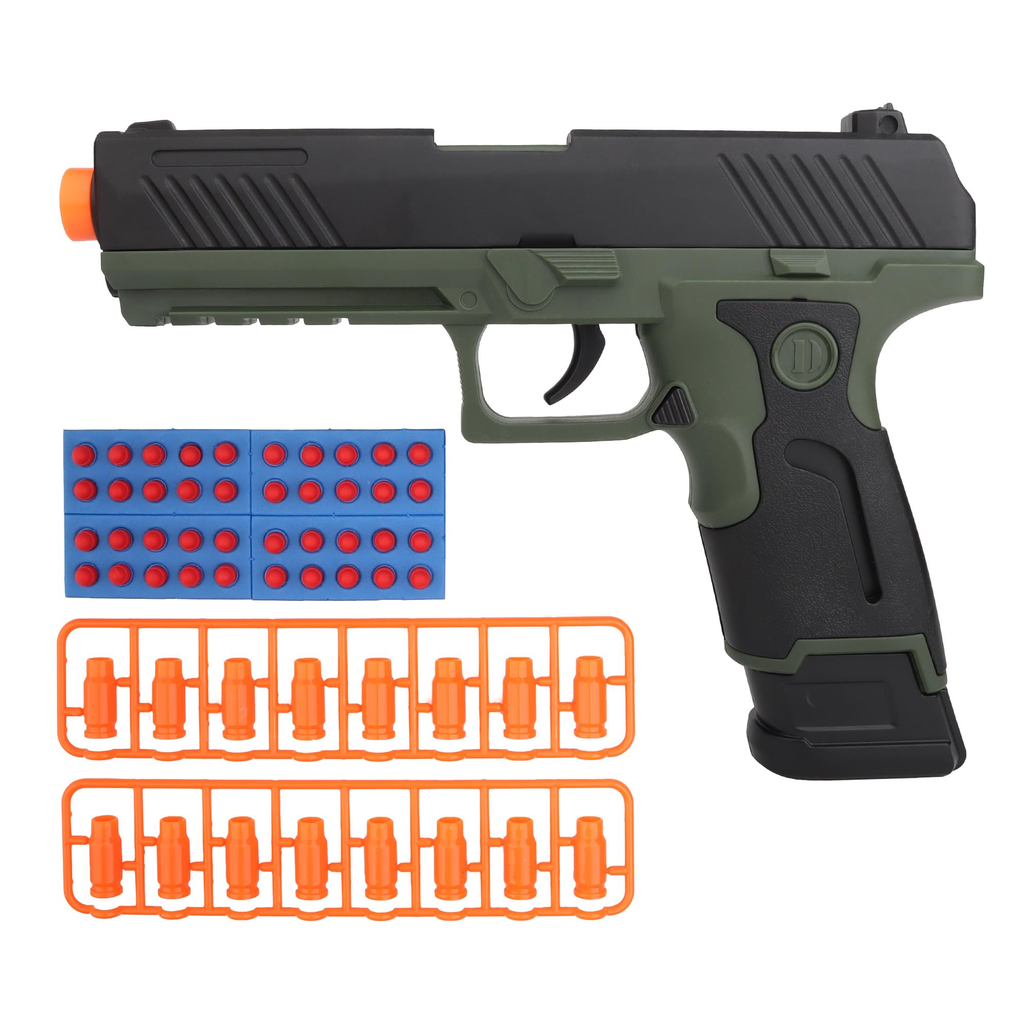 Hikoshi Foam Blasster Toy with 40 Soft Foam Projectiles, 16 Toy Casings ...