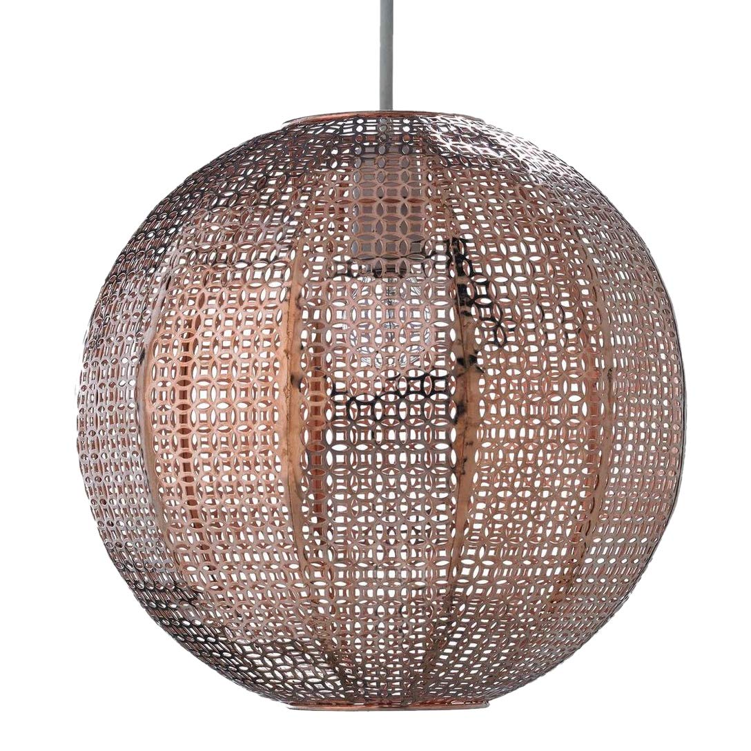 Moroccan Style Metal Round Ball Ceiling Light Shade Chandelier Fitting ...