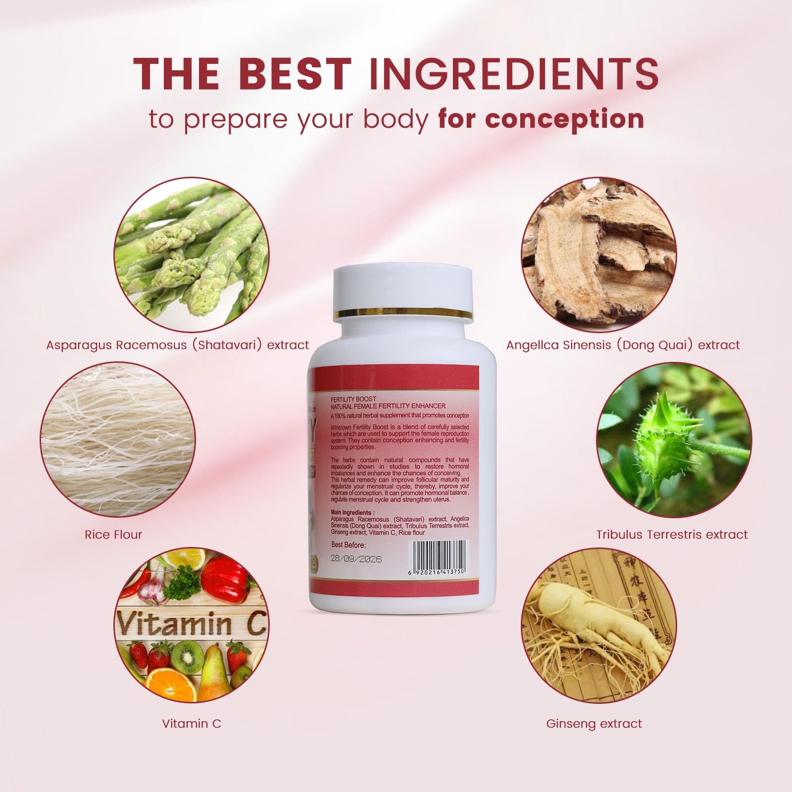 Mua Fertility Tablet for Women with Prenatal Vitamins, Female Fertility ...
