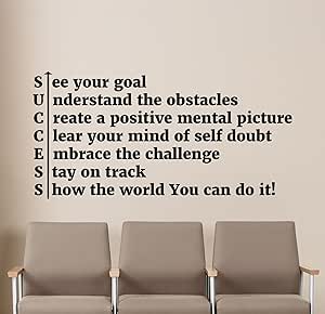 Amazon.com: Success Wall Decal Office Motivational Quote Team Work ...