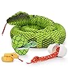 MorisMos Giant Snake Stuffed Animal Mommy with Babies, Realistic ...