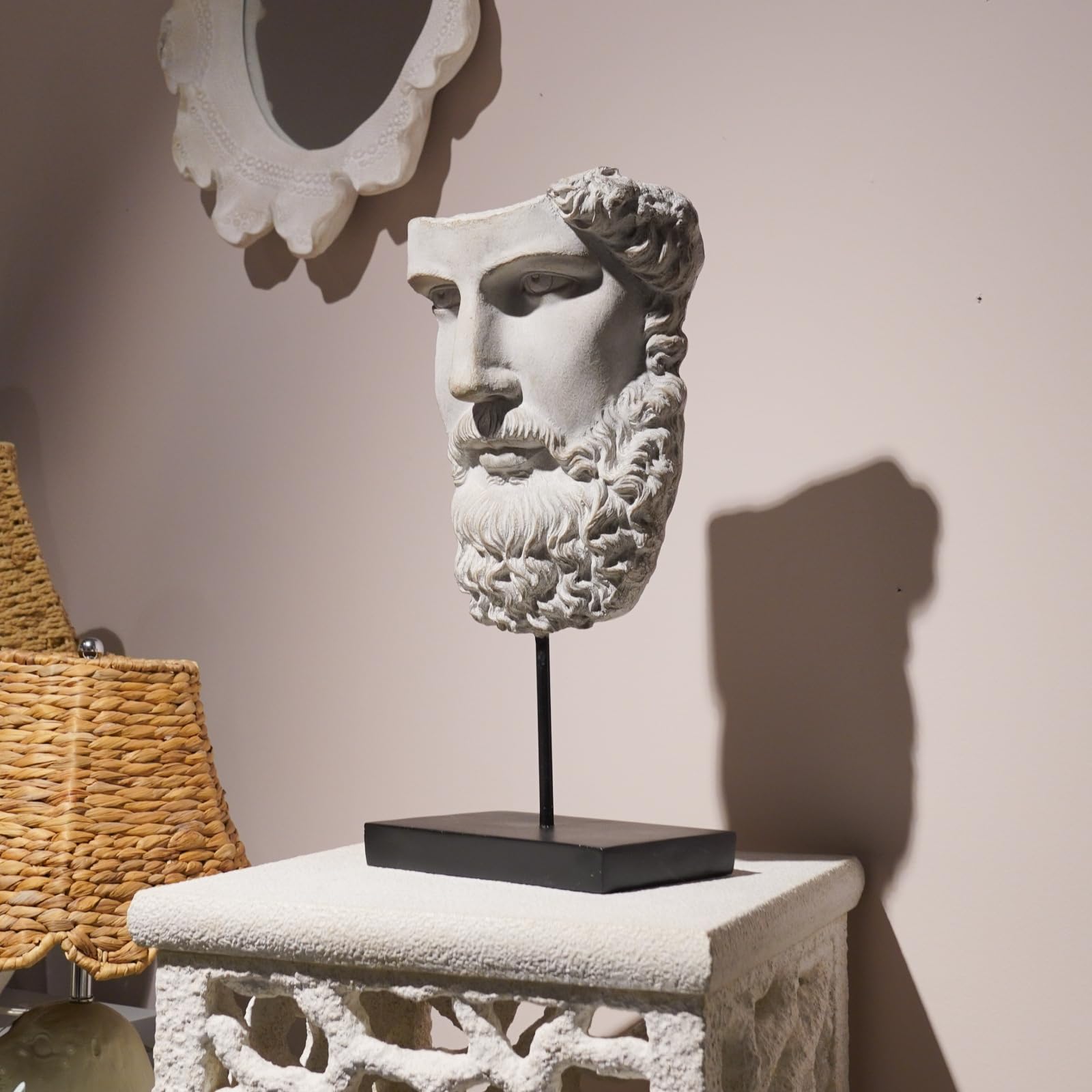 Mua Greek Statue Sculptures Home Decor - Resin Bust Statue Zeus Statue ...