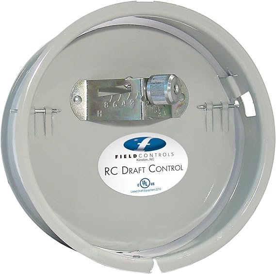 Field Controls Draft Control 7RC with collar 7" RC for oil or coal ...