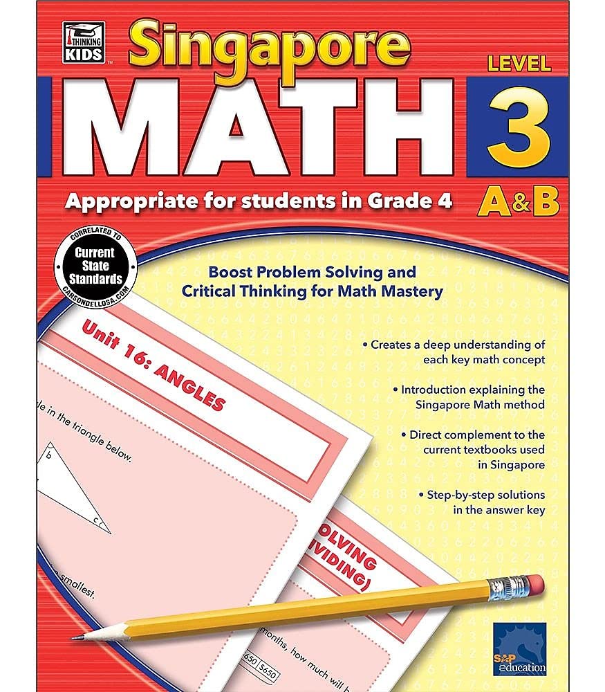 Mua Singapore Math Grade 4 Workbook—4th Grade Addition, Subtraction ...