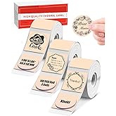 Amazon.com : M220 Label, M110 Thermal Labels Round - 1.96"(50mm) Waterproof Circle Sticker for ...