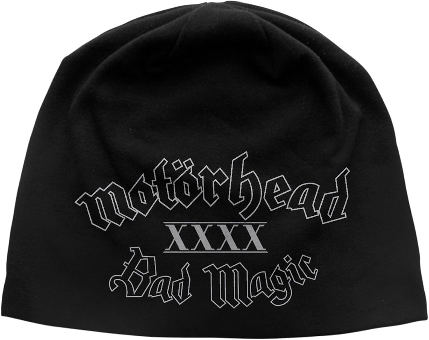 Motorhead Beanie Hat Cap Bad Magic Official Black jersey print One Size ...