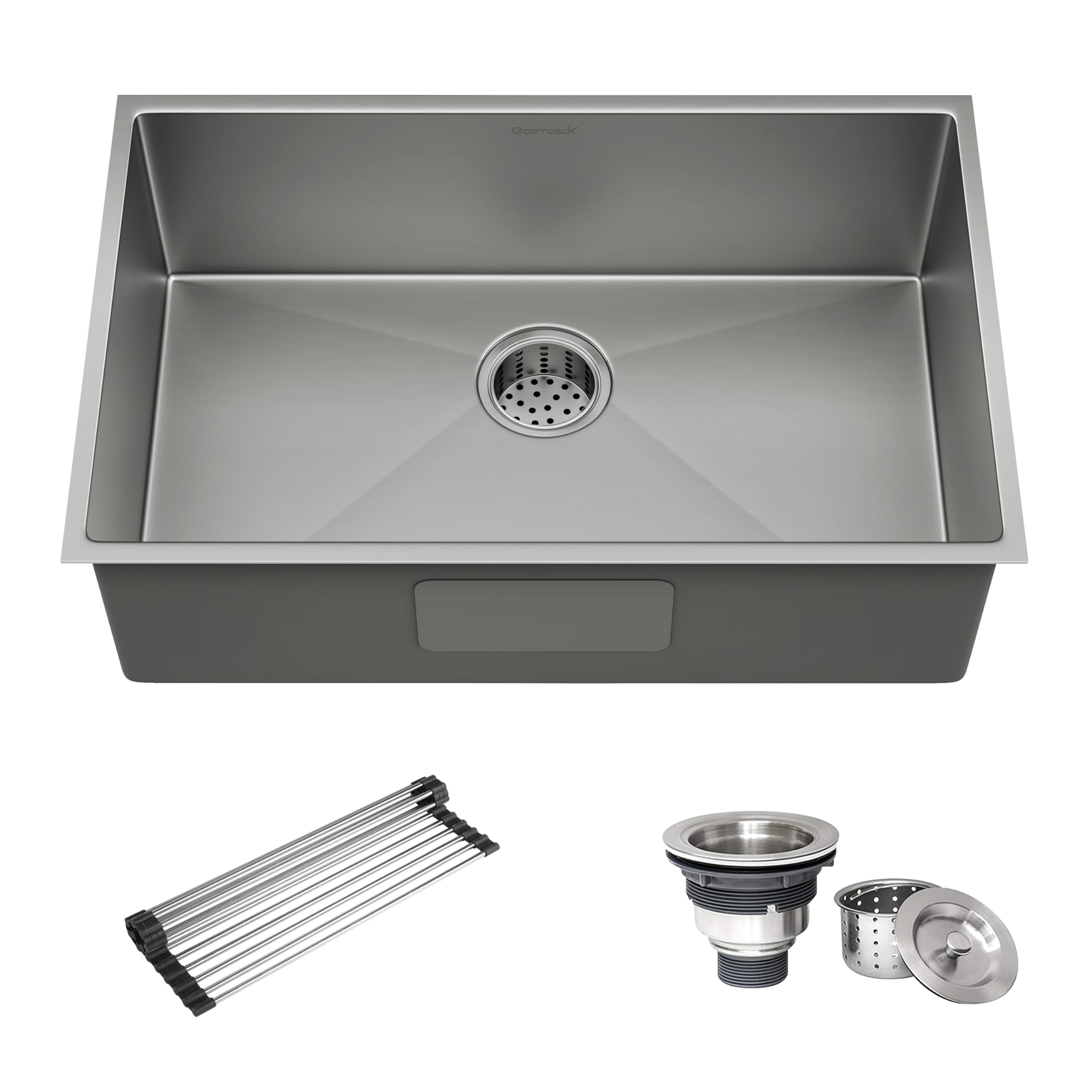 Gaomasck 30“ Kitchen Sinks,Undermount kitchen sinks,Single Bowl Kitchen ...