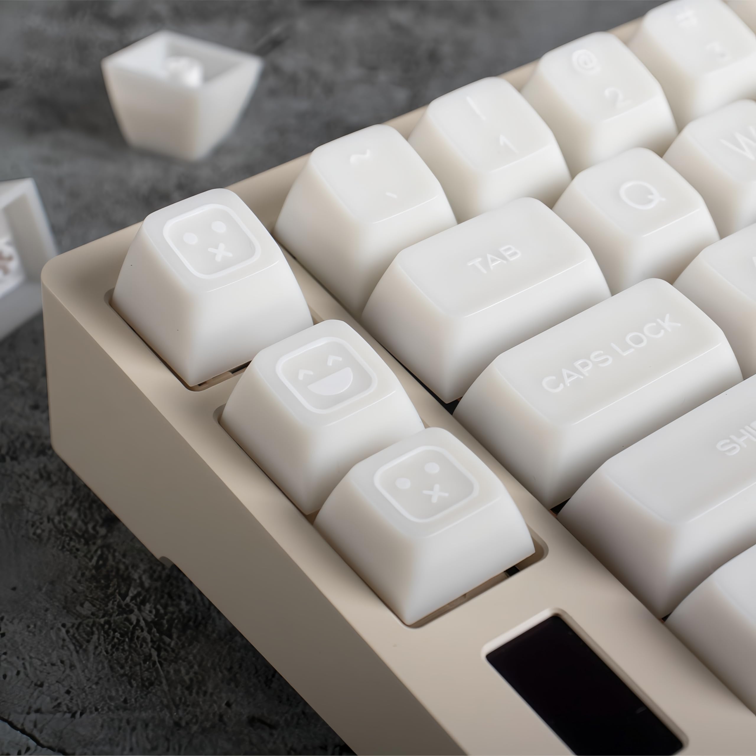 Mua White Jade Keycaps 160 Keys Double Shot PBT Keycaps RSA Profile ...