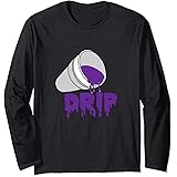 Amazon.com: Codeine Dream Drip Purple Hip Hop Rap Social Media T-Shirt ...